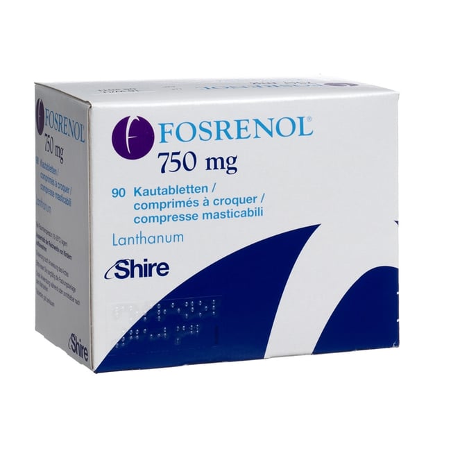 FOSRENOL Kautabl 750 mg Ds 90 Stk | Online bestellen