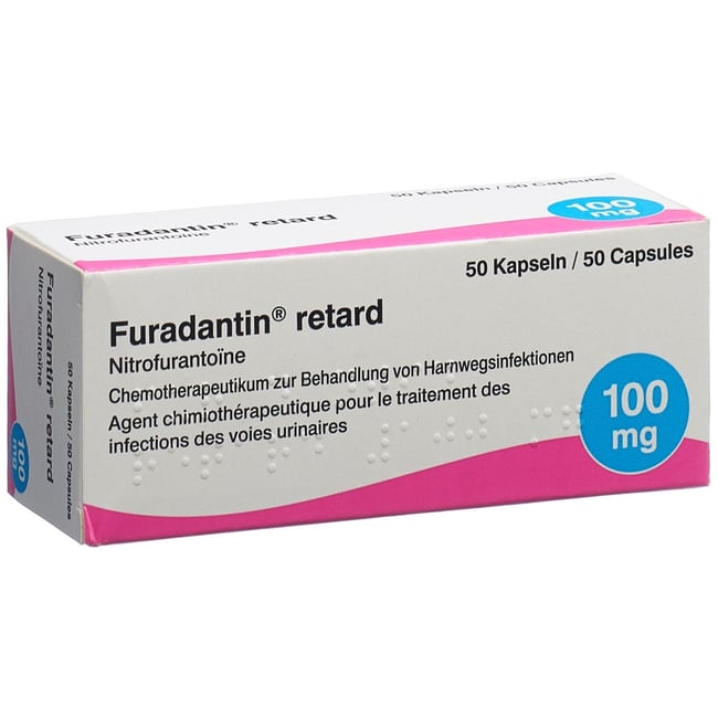 FURADANTIN retard caps ret 100 mg blist 50 pce | Commander en ligne