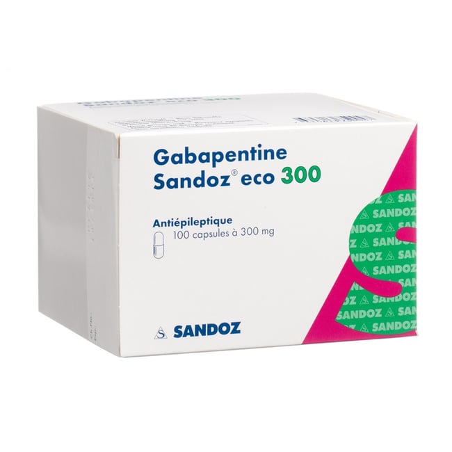 GABAPENTINE Sandoz eco caps 300 mg blist 100 pce | Commander en ligne