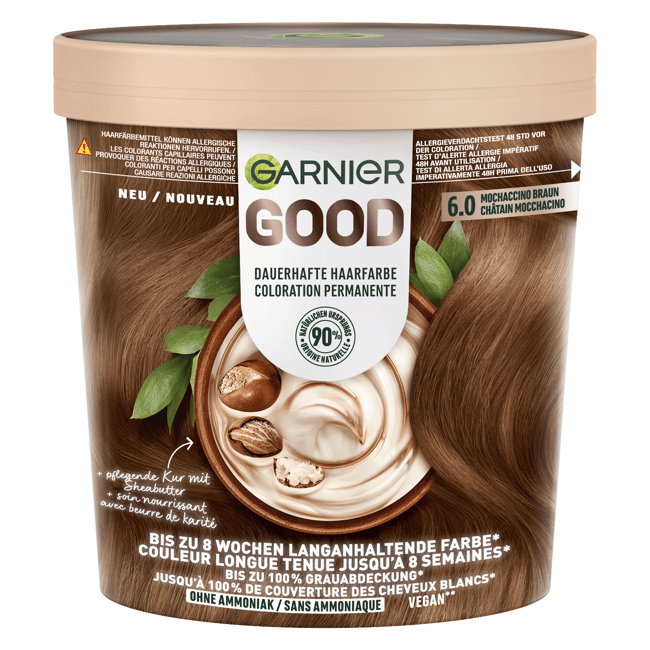 GARNIER GOOD Color permanent 6.0 Mochaccino Brown Tb 1 Stk | Online ...