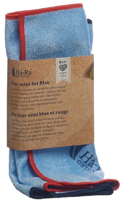 HA-RA Star-Tuch Mini Set blau 2 Stk | Online bestellen