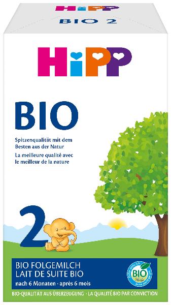 Hipp bio 2 lait de suite pdr 600 g | Commander en ligne