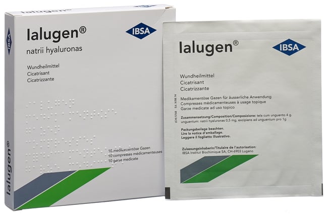 IALUGEN Medizinalgaze Gaze 10x10cm 10 Stk | Online bestellen