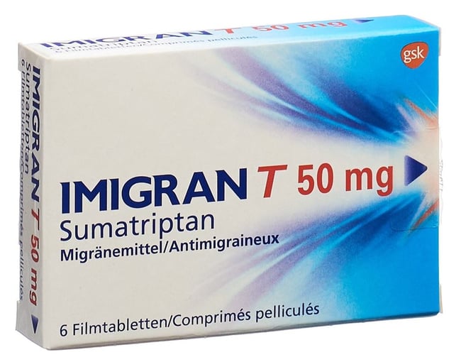 IMIGRAN T cpr pell 50 mg blist 6 pce | Commander en ligne