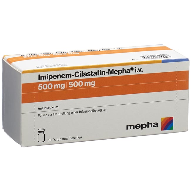 IMIPENEM CILASTATIN Mepha subst sèche 500/500mg pour solution pour ...