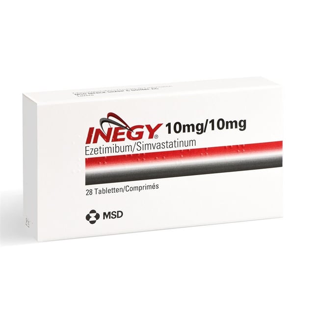 INEGY cpr 10/10 mg blist 28 pce | Commander en ligne