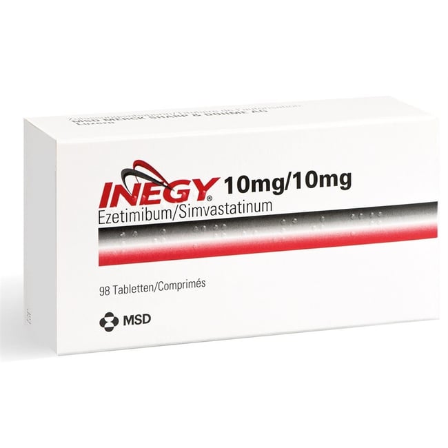 INEGY Tabl 10/10 mg Blist 98 Stk | Online bestellen