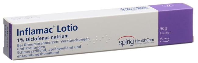 INFLAMAC Lotio Emuls 1 % Tb 50 g | Online bestellen