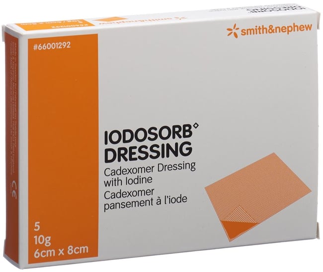 Iodosorb Dressing 10 g 6x8cm 5 Stk | Online bestellen