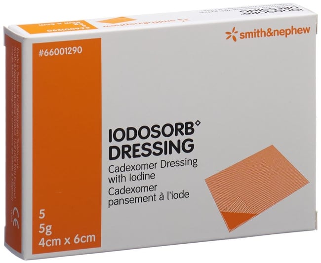 Iodosorb Dressing 5 g 4x6cm 5 Stk | Online bestellen