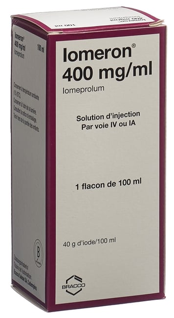 IOMERON Inj Lös 400 mg/ml 100ml Fl 1 Stk | Online bestellen