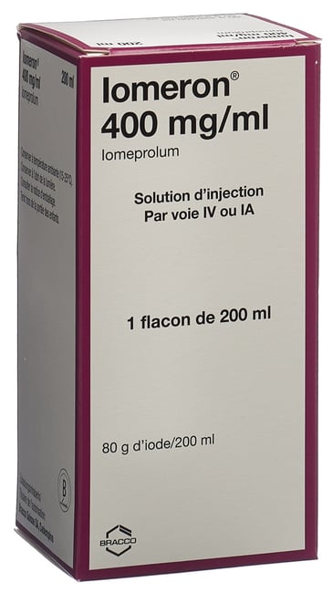 IOMERON Inj Lös 400 mg/ml 200ml Fl 1 Stk | Online bestellen