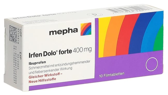 IRFEN forte Filmtabl 400 mg Blist 10 Stk | Online bestellen