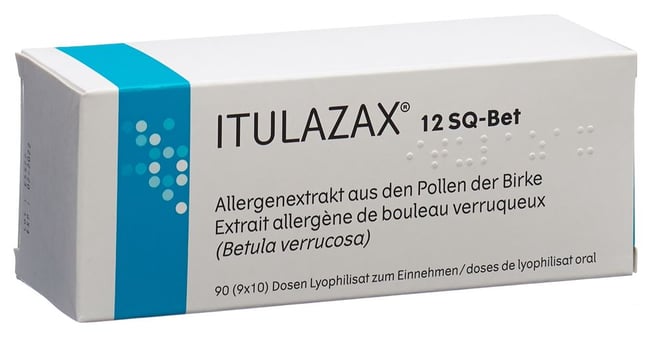 ITULAZAX Lyophilisat zum Einnehmen Subling Tabl 12 SQ-Bet Blist 90 Stk ...