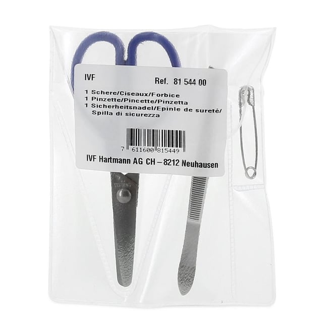 IVF Set Schere Pinzette Sicherheitsnadel Sicherheitsnadel 1 Stk ...