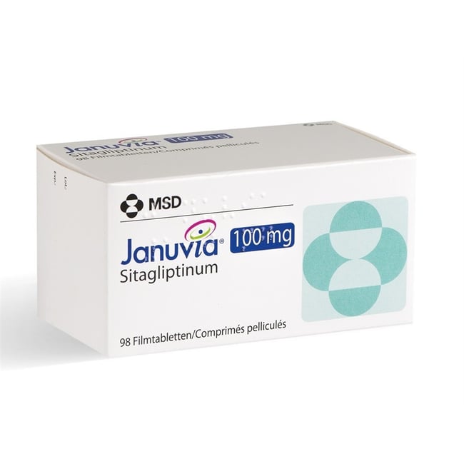 JANUVIA cpr pell 100 mg blist 98 pce | Commander en ligne