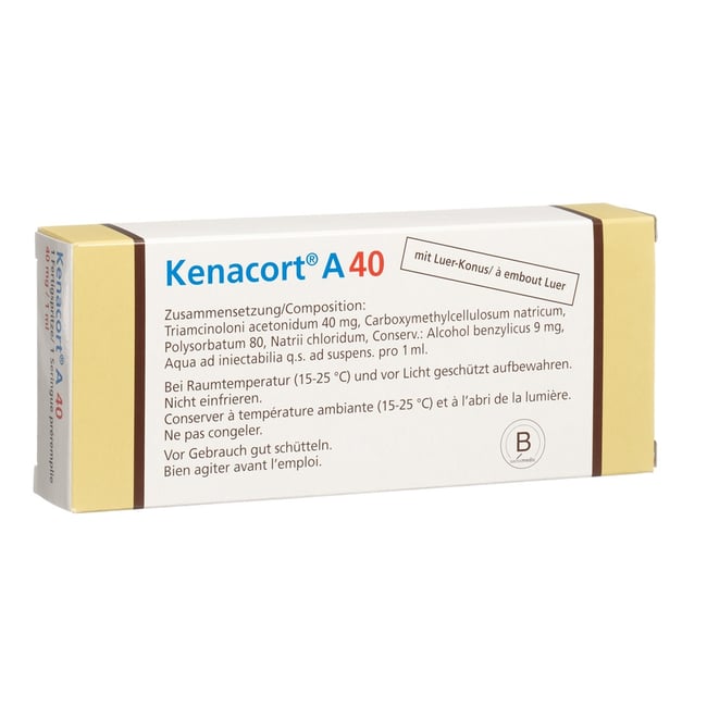 KENACORT 40 Inj Susp 40 mg/ml Spritzamp 1 ml | Online bestellen