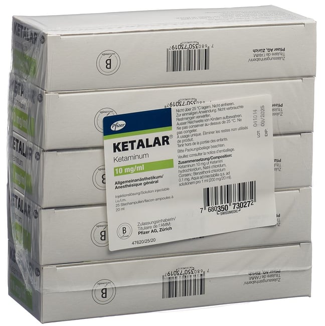 KETALAR Inj Lös 200 mg/20ml Durchstf 20 ml | Online bestellen
