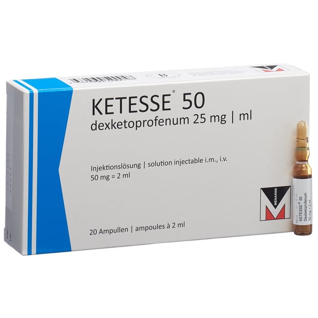 KETESSE Inj Lös 50 mg/2ml Amp 2 ml | Online bestellen