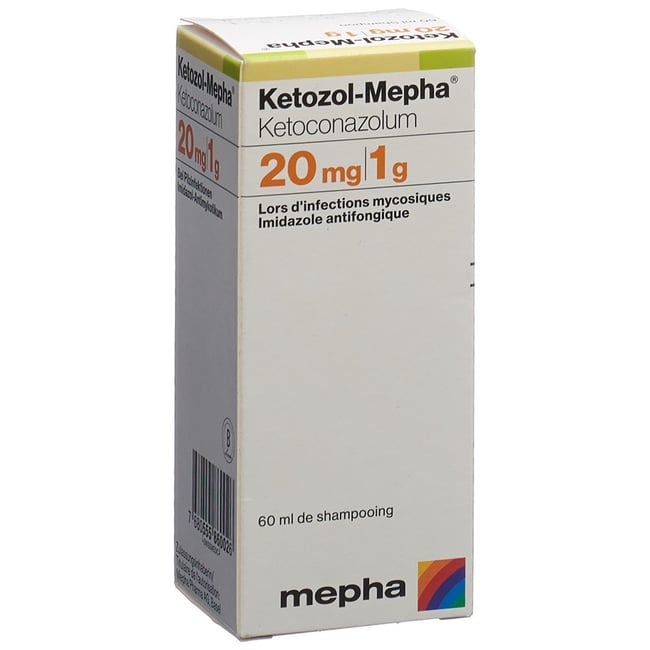 KETOZOL shampooing sol 20 mg/g fl 60 ml | Commander en ligne