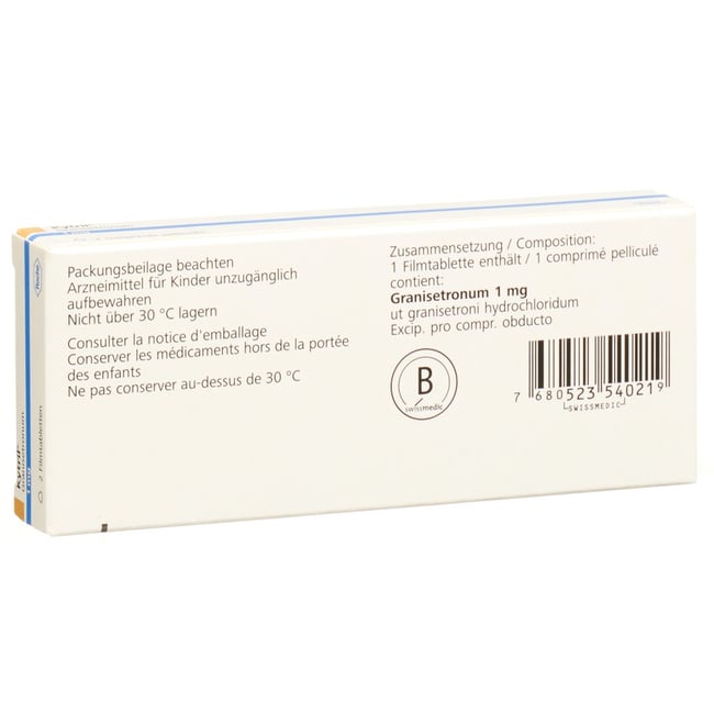 KYTRIL cpr pell 1 mg blist 2 pce | Commander en ligne