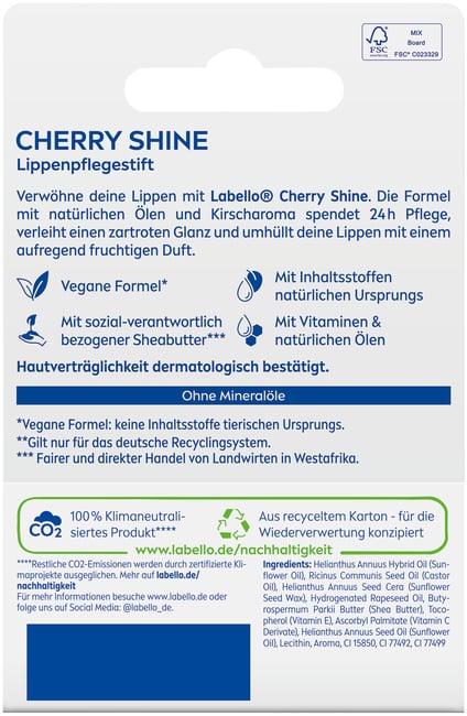 Labello Stick Cherry Shine Stick 4.8 g | Online bestellen