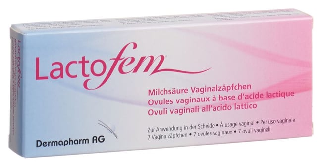 LACTOFEM ovules vaginaux supp vag à base d'acide lactique 7 pce ...