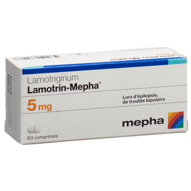 LAMOTRIN Mepha cpr disp 5 mg blist 60 pce | Commander en ligne