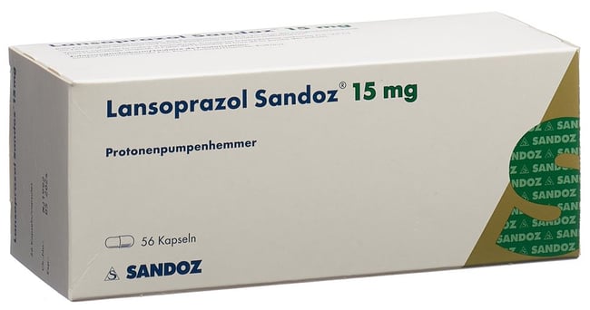 LANSOPRAZOLE Sandoz Kaps 15 mg Blist 56 Stk | Online bestellen