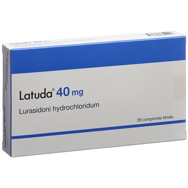 LATUDA cpr pell 40 mg blist 28 pce | Commander en ligne