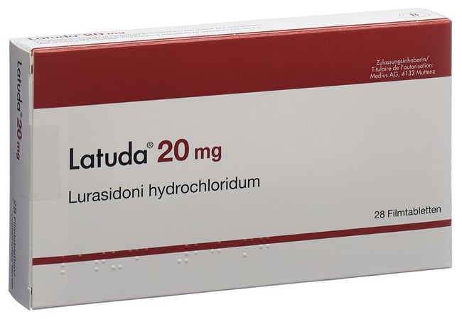 LATUDA Filmtabl 20 mg Blist 28 Stk | Online bestellen