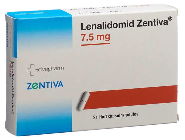 LENALIDOMID Zentiva Kaps 7.5 mg Blist 21 Stk | Online bestellen