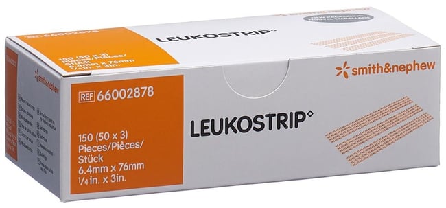 Leukostrip 6.4mmx76mm 3 Streifen 50 Stk | Online bestellen