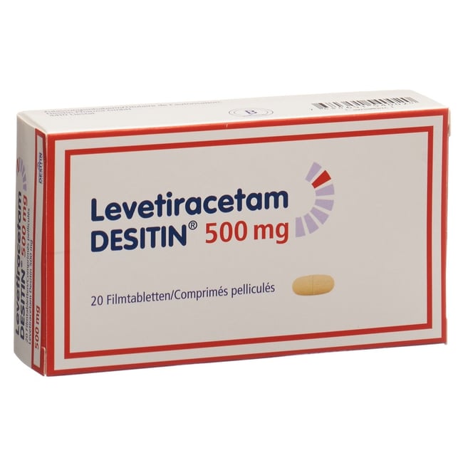 LEVETIRACETAM DESITIN Filmtabl 500 mg Blist 20 Stk | Online bestellen