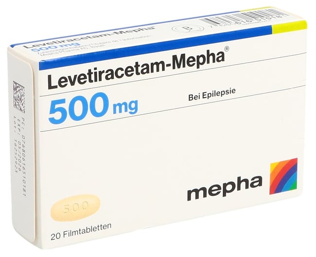 LEVETIRACETAM Mepha Filmtabl 500 mg Blist 20 Stk | Online bestellen
