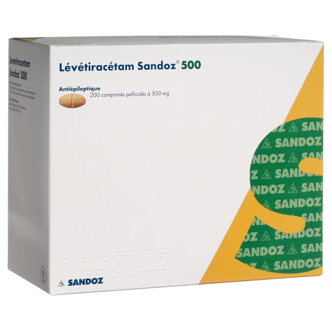 LEVETIRACETAM Sandoz Filmtabl 500 mg Blist 200 Stk | Online bestellen