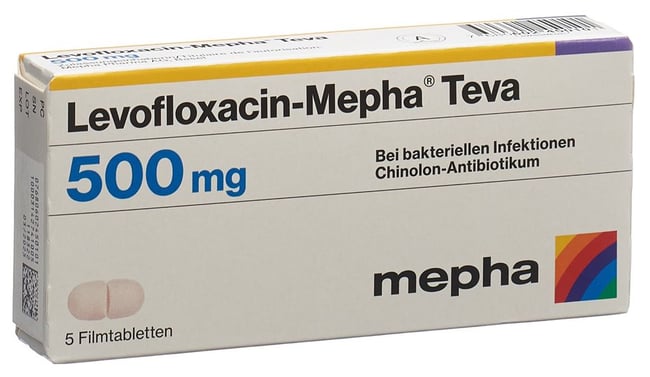 LEVOFLOXACINE Mepha Teva Filmtabl 500 mg Blist 5 Stk | Online bestellen