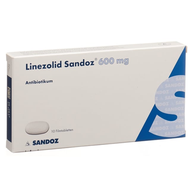 LINEZOLIDE Sandoz cpr pell 600 mg blist 10 pce | Commander en ligne