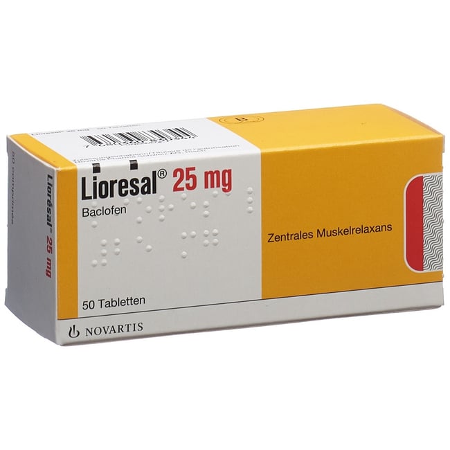 LIORESAL cpr 25 mg blist 50 pce | Commander en ligne