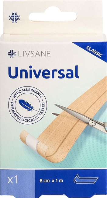 LIVSANE Classic Universal Pflaster Pfl 8cmx1m 1 Stk | Online bestellen