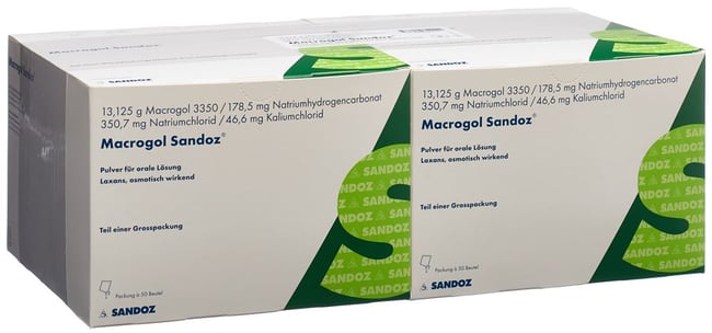 MACROGOL Sandoz pdr sach 100 pce | Commander en ligne