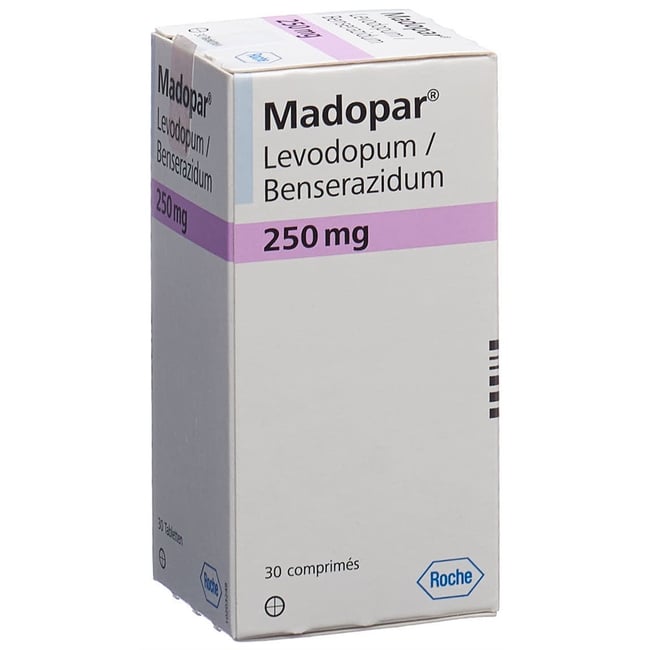 MADOPAR Tabl 250 mg Ds 30 Stk | Online bestellen MADOPAR Tabl 250 mg Ds 30 Stk | Online bestellen