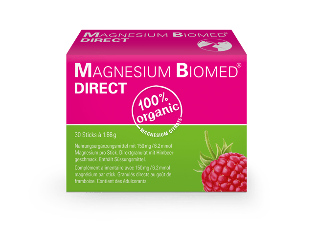 Magnesium Biomed direct gran stick 30 pce | Commander en ligne
