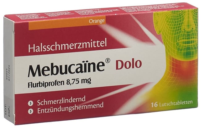 MEBUCAINE Dolo Lutschtabl 8.75 mg Blist 16 Stk | Online bestellen