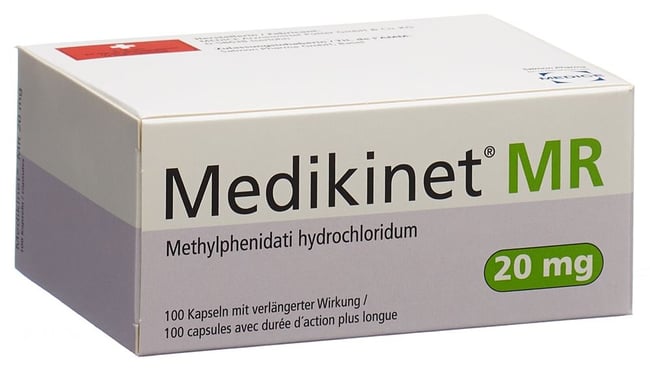 MEDIKINET MR caps 20 mg blist 100 pce | Commander en ligne