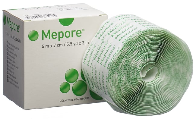 MEPORE pansement vulnéraire 7cmx5m non stérile rouleau 1 pce ...