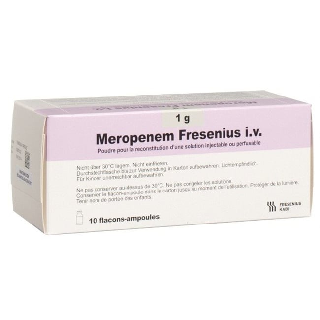 MEROPENEME Fresenius i.v. Trockensub 1 g Pulver zur Herstellung einer ...
