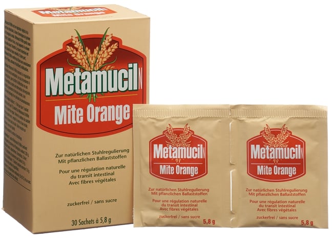 METAMUCIL N Mite pdr 5.8 g orange sach 5.8 g | Commander en ligne