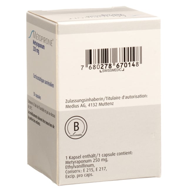 METOPIRONE Kaps 250 mg Ds 50 Stk | Online bestellen