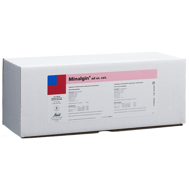MINALGINE Inj Lös 500 mg/ml ad us. vet. Fl 100 ml | Online bestellen